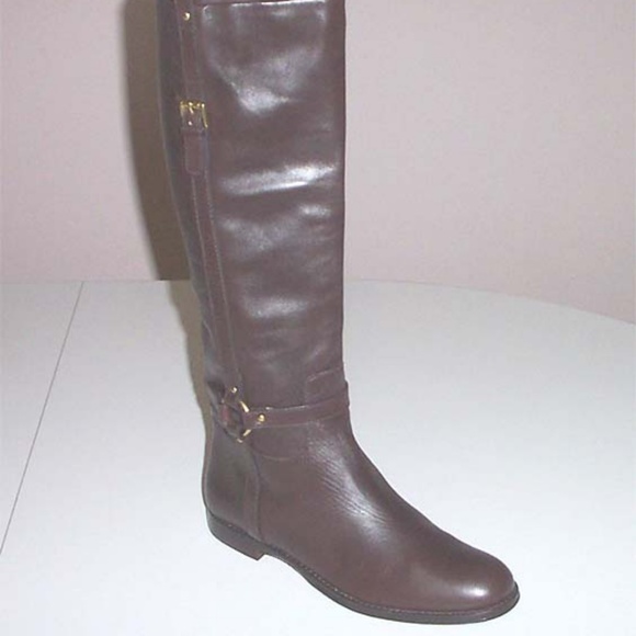Coach | Shoes | Coach Womens Monday Brown Tall Riding Boots 95 | Poshmark